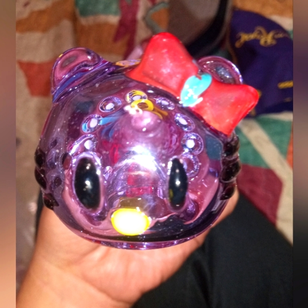 Hello Kitty Glass Pipe Made By Hecho En Mexico - Gem